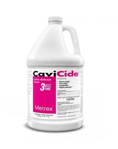 CAVICIDE METREX SURFACE DISINFECTANT CLEANER 1 GALLON NEW SEALED 128 OZ ...
