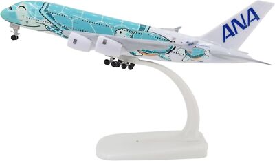 New 1:400 18cm A380 ANA Sea Turtle Metal Airplane Model Plane Toy Plane ...