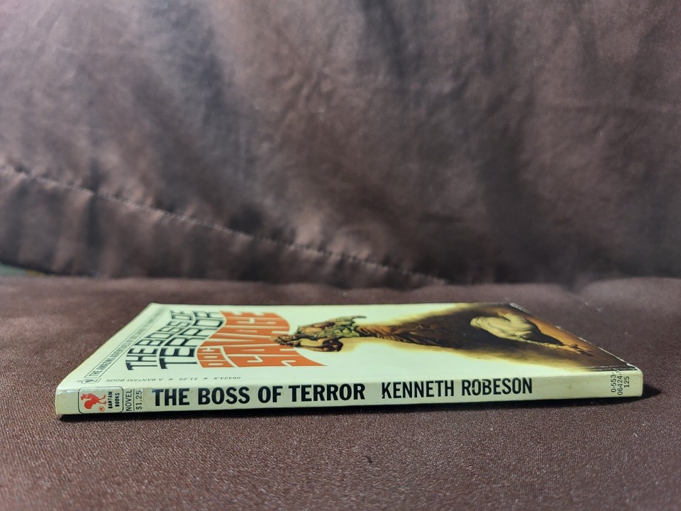 The Boss of Terror Doc Savage #85 by Kenneth Robeson 1976 Bantam ...