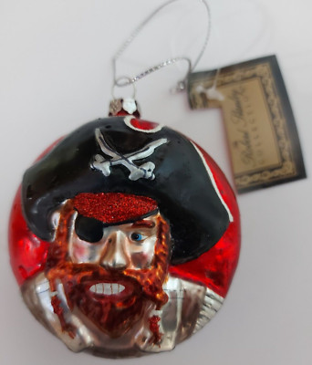 RARE Renaissance Pirate Red Beard BloodBeard Christmas Holiday Ornament ...