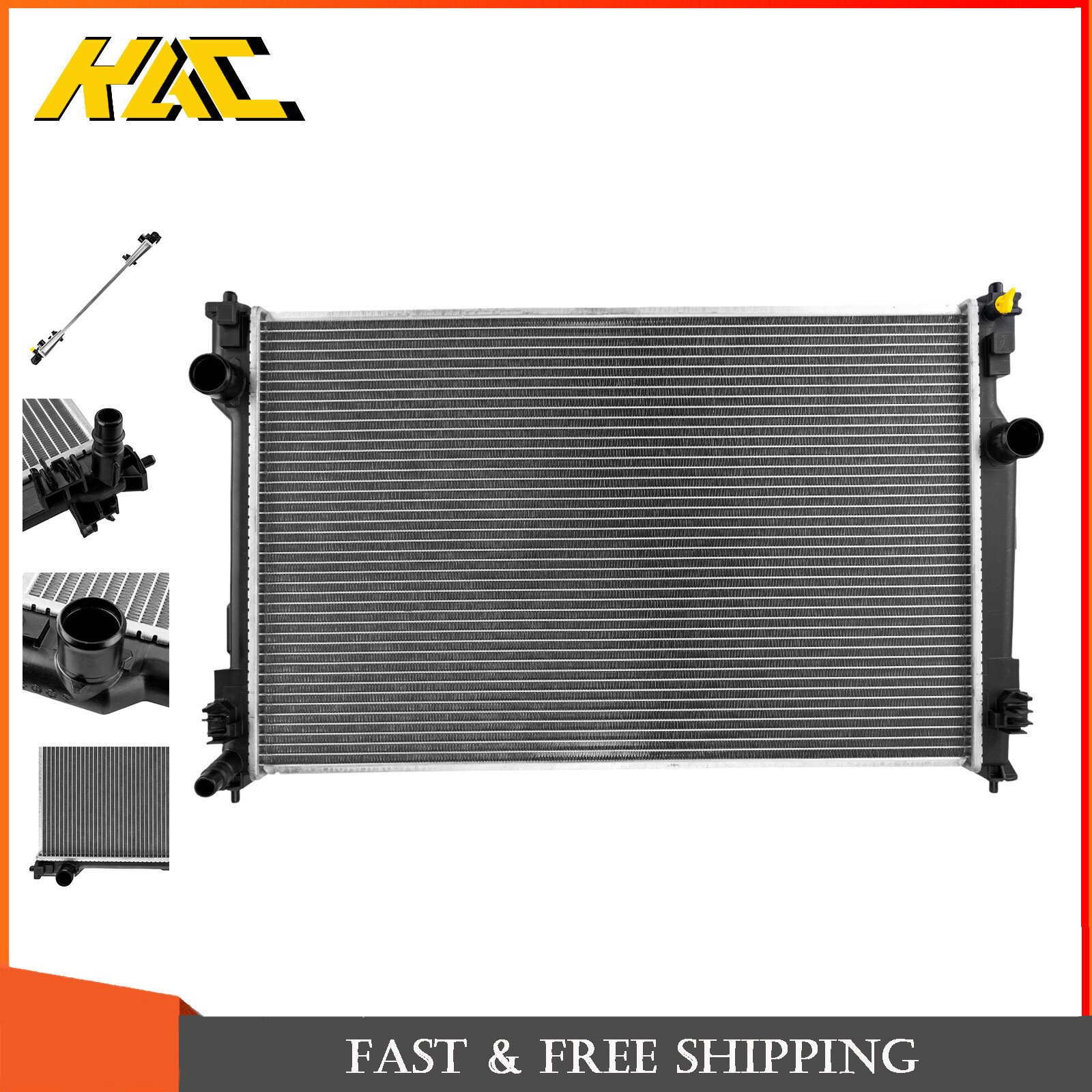 Radiator For Toyota RAV4, Lexus ES350 2019-24; Toyota Camry 18-24 ...