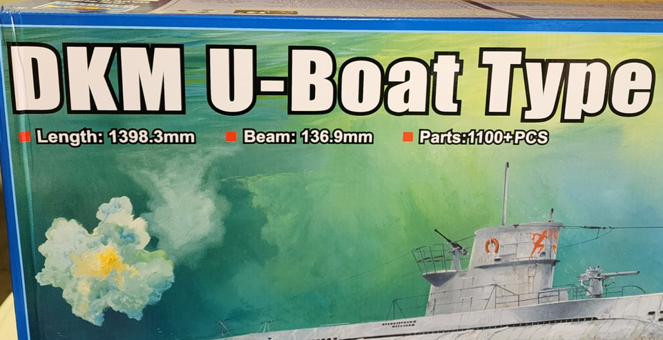 DKM U-BOAT / SUBMARINE TYPE VIIC U-552 MODEL KIT- 1/48 - TRUMPETER -KIT ...