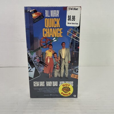 Quick Change VHS VCR Video Tape Bill Murray SEALED New 85391200437| eBay