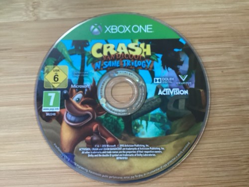 Crash Bandicoot N. Sane Trilogy Xbox One Disc Only | eBay UK