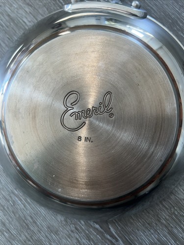 Emeril All Clad Copper Core Stainless Steel Sauté Pan Skillet 8" Frying Pan Nice | eBay