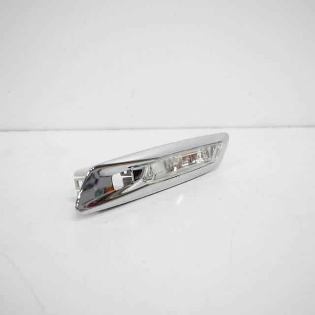 BMW 5 F11 Front Left Wing Turn Indicator Chrome Trim 63137154169 ...