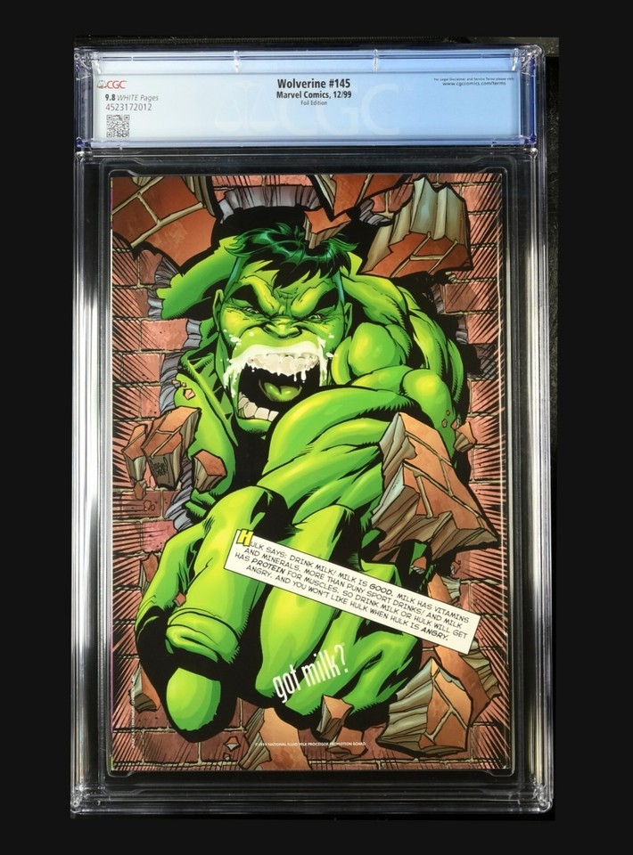 Wolverine #145 Marvel 1999 CGC 9.8 Wolverine Gets Back Adamantium ...
