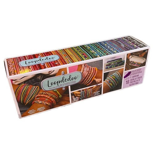 Loopdedoo Spinning Loom Kit Friendship Bracelet Maker USED In Original ...