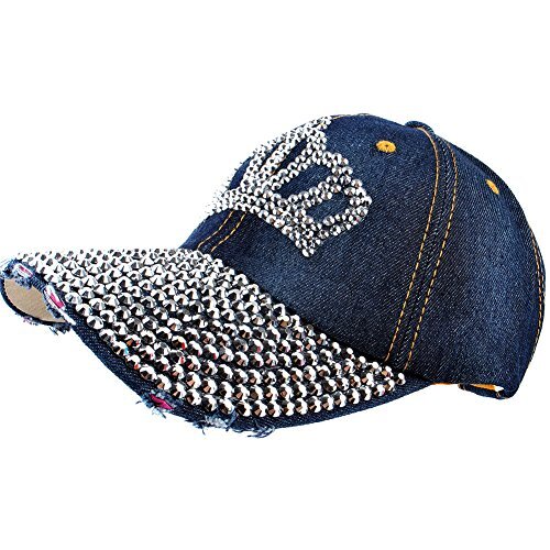 Bling Rhinestone Hats Crown Design Womens Baseball Cap Golf One Size ...