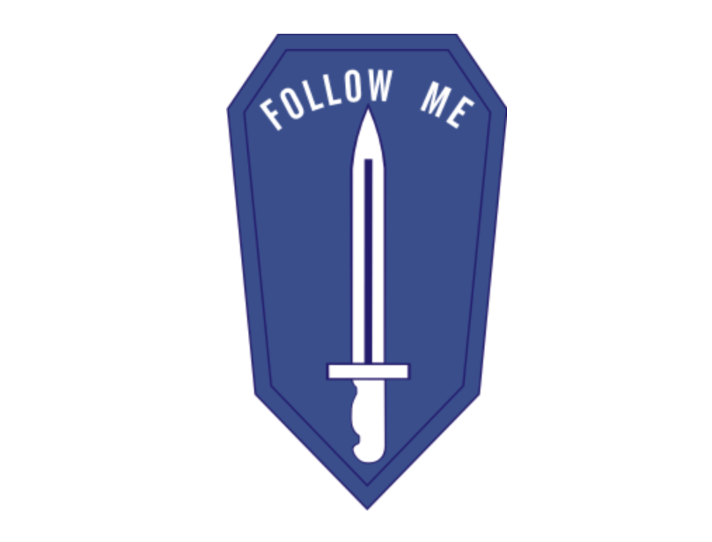 4" army infantry school follow me bumper sticker decal usa made | eBay