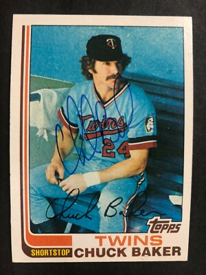 1982 Topps SIGNED: Chuck Baker, TWINS #253 | eBay