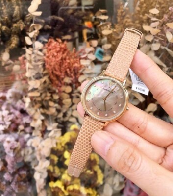 New Emporio Armani Quartz Mother of Pearl Dial Ladies Watch - AR11151 ...