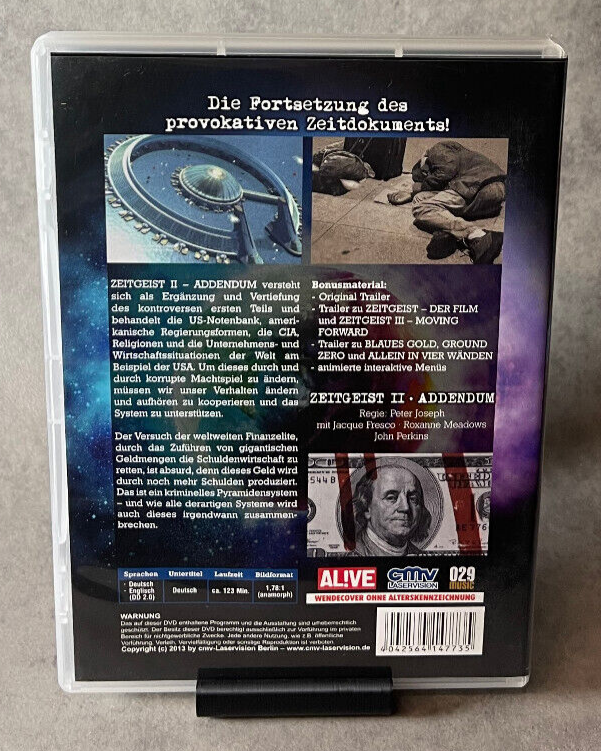 Zeitgeist II - Addendum - DVD | eBay