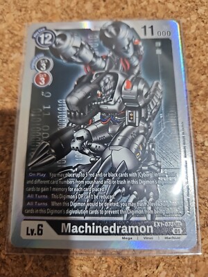 Digimon TCG Machinedramon EX1-073 SEC Rare | eBay Australia