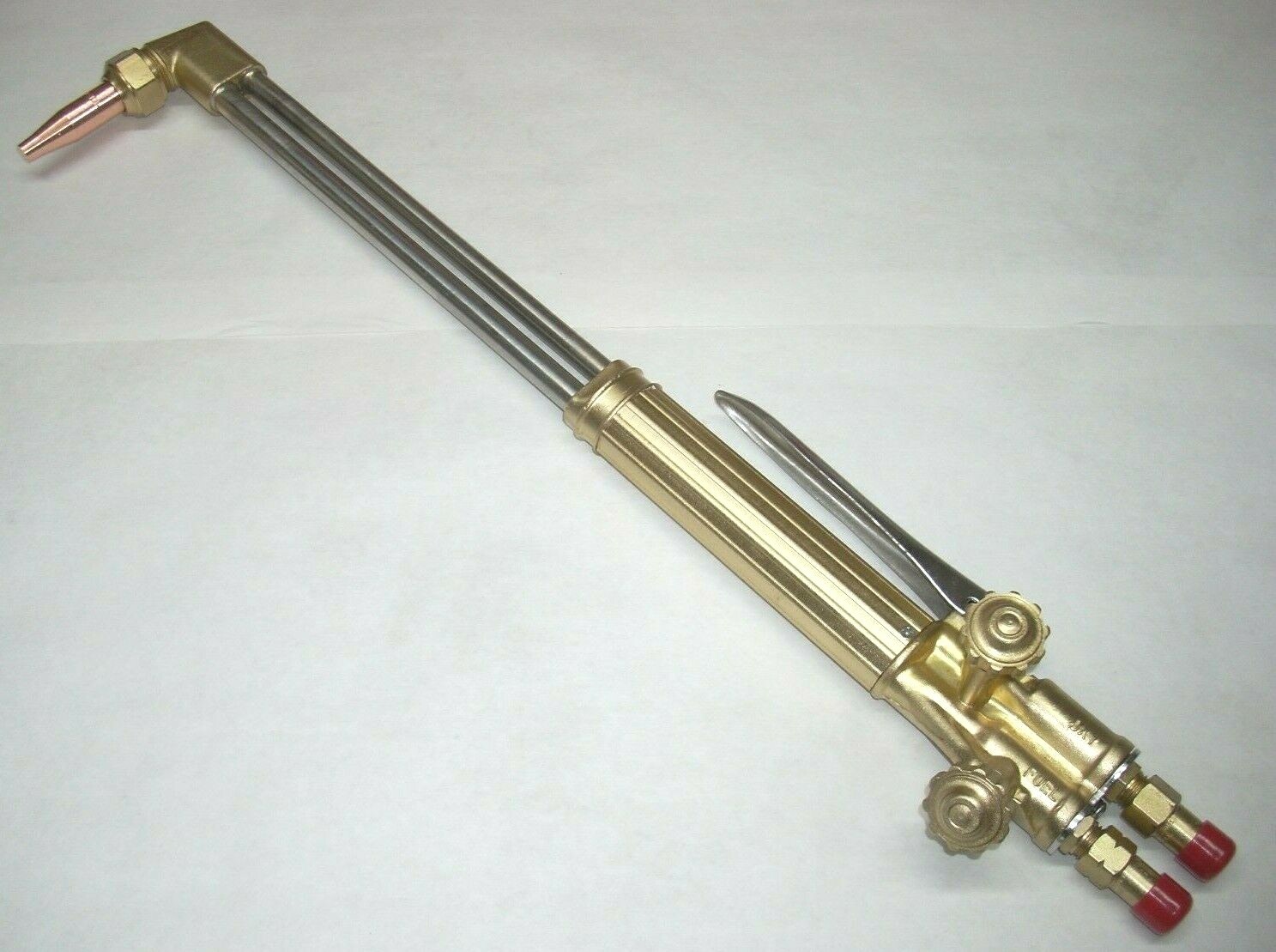 21" Acetylene Cutting Torch w Tip & Check Valves 90 Deg Fits Large ...