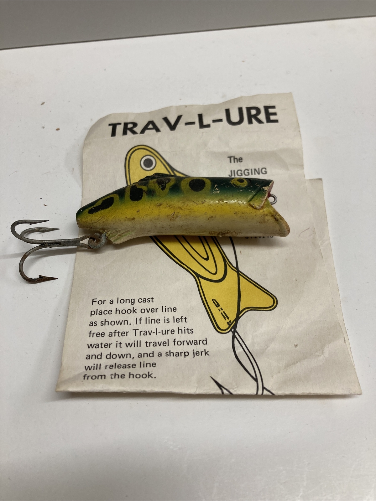 FISHING LURE TRAV-L-LURE vintage jigging lure | eBay