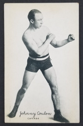 Vintage 1921 Johnny Coulon Boxer Boxing Postcard (Soft Corners) | eBay