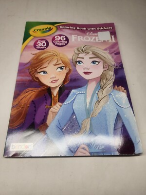 Crayola Frozen 2 Coloring Book & Sticker Book - Coloring & Sticker for ...