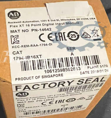 1794-IB16XT /A AB FLEX I/O-XT Digital Input Module New Sealed Fast | eBay