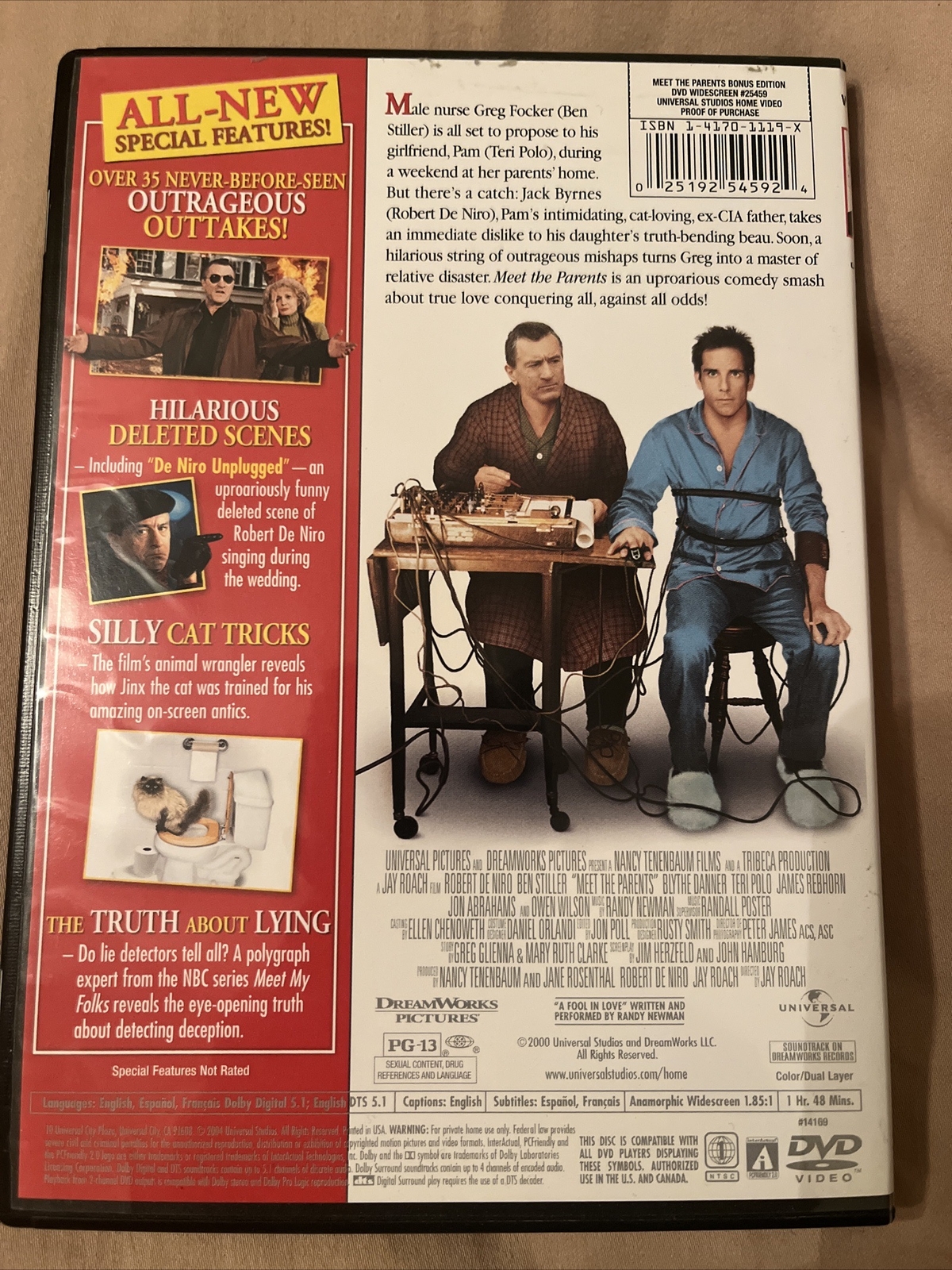 Meet the Parents (DVD, 2004, Widescreen) Bonus Edition 25192545924| eBay