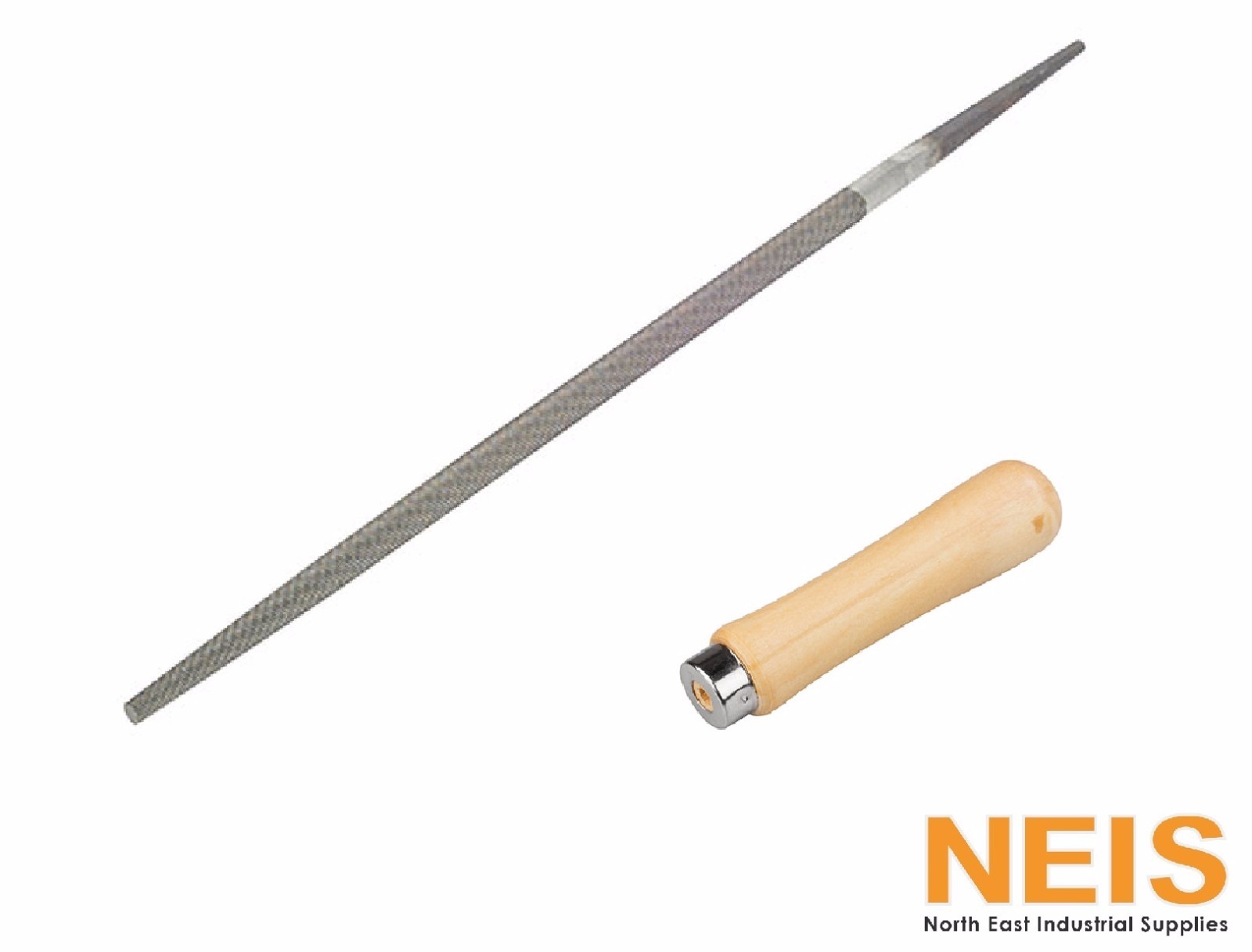 CRESCENT NICHOLSON Round File Steel (Cut/Size Var.) w/Free Handle ...