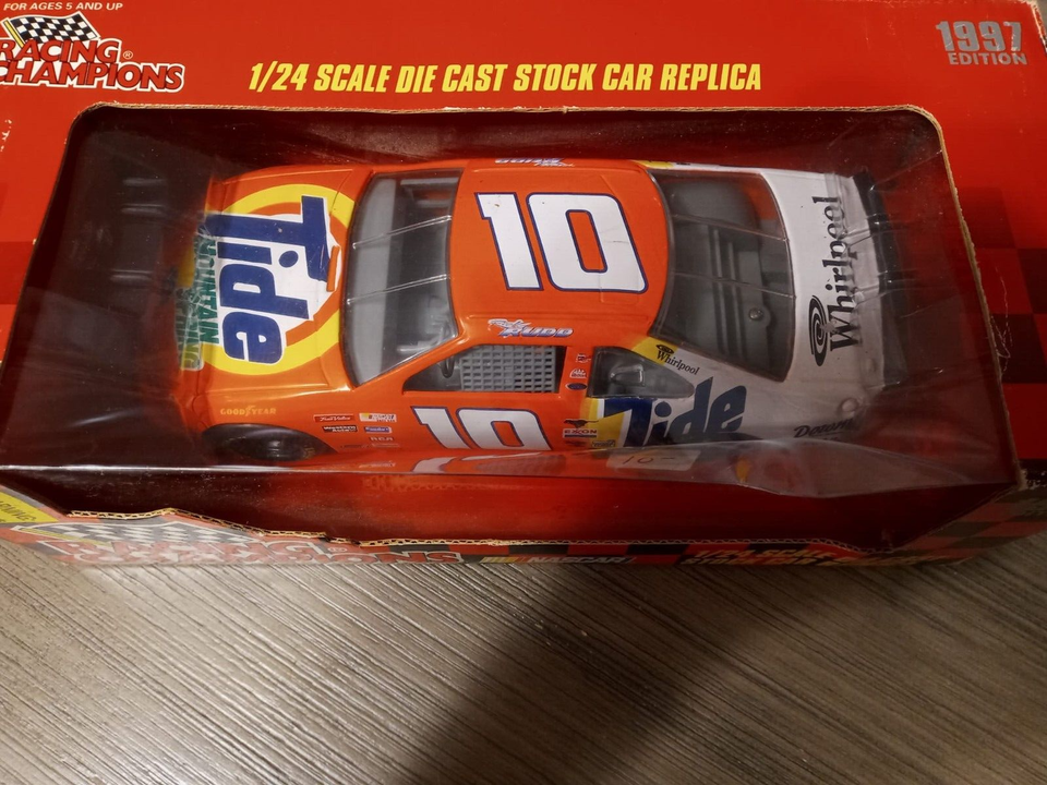1997 Racing Champions NASCAR DIECAST 1/24 #10 RICKY RUDD TIDE FORD ...