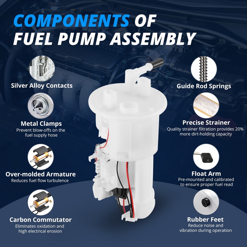 Fits 2011-2016 Yamaha YZF-R6 Fuel Pump Assembly 14B-13907-21-00 | eBay