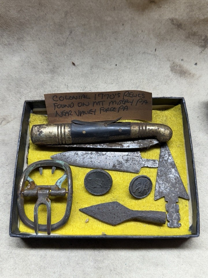 REVOLUTIONARY WAR COLONIAL RECOVERED DUG RELICS FROM MT. MISERY, PA ...