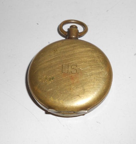USGI WW1 Officer's "US" Brass Hinged Pocket Compass Free Shipping | eBay