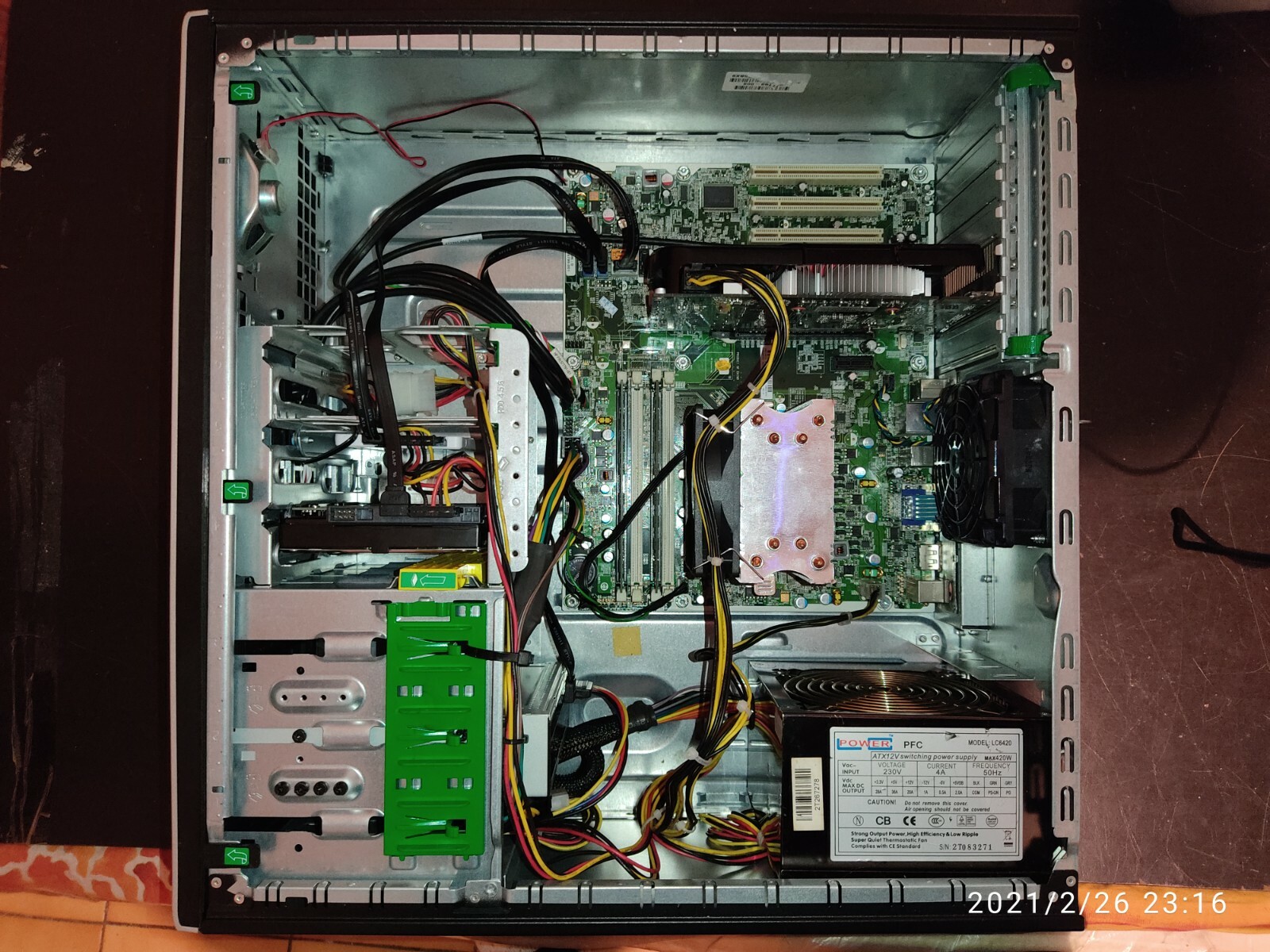 HP Compaq 8100 Elite convertible Minitower / i5-750 / ssd / Gtx 550 Ti ...