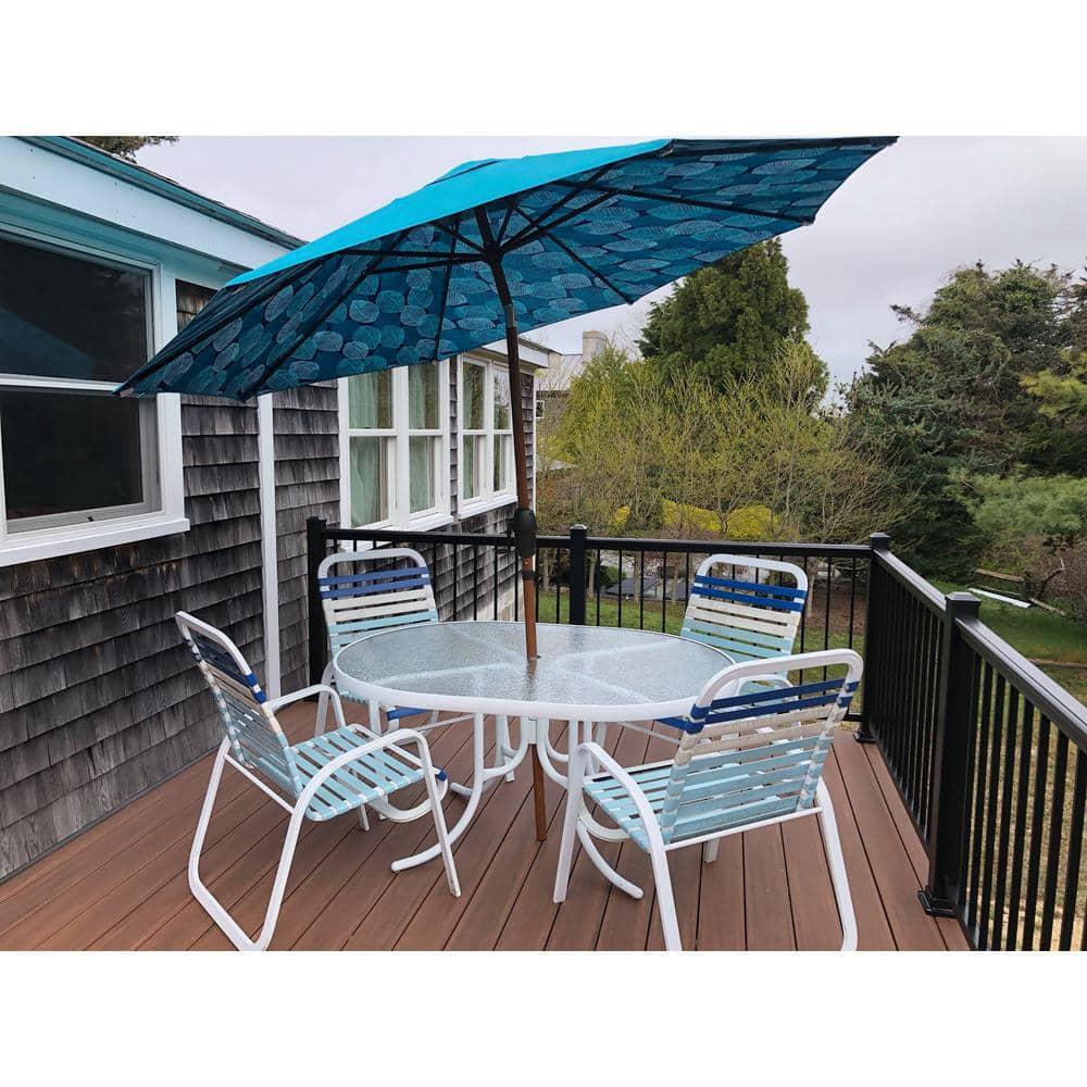 Aria Railing Preassembled Deck Railing 42" x 69.43" Aluminum Black ...