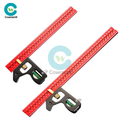 Multifunctional Square Ruler Woodworking Measuring Ruler Marking Tool ...