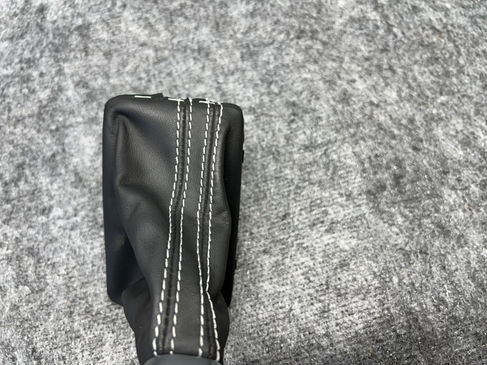 LEATHER SHIFTER KNOB BOOT ASSEMBLY BLACK COLOR 54K 12-15 AUDI A6 A7 S6 ...