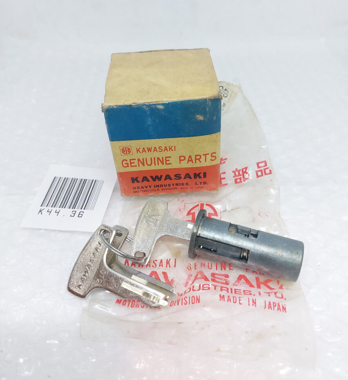 NOS Kawasaki OEM Steering Lock With Keys #671 H1 1972 H2 Mach III 27016 ...