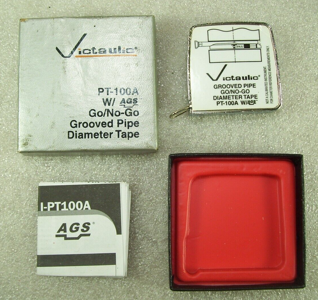 Victaulic PT100A Go/no-Go Pipe Diameter Tape for sale online | eBay
