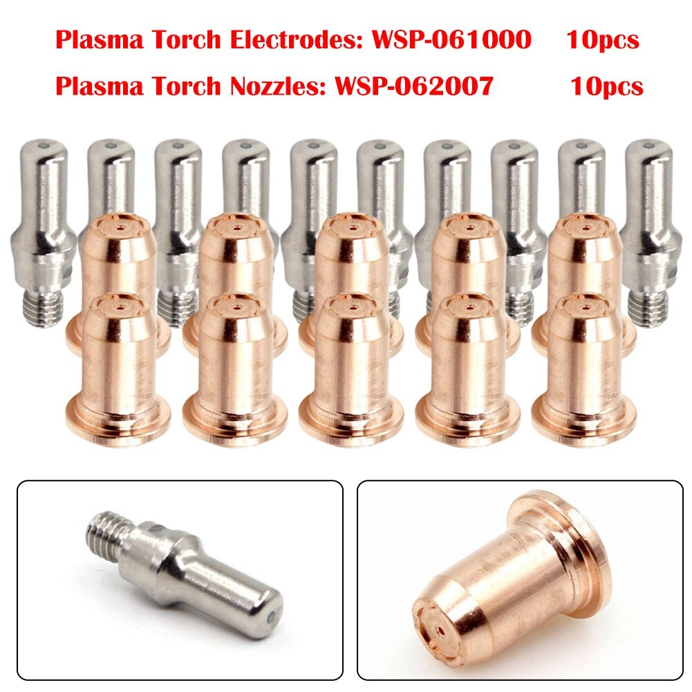 20pcs/Set Plasma Electrode Tips 0.9mm 30A-40A For FORNEY 700P With ...