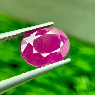 RUBY2.45 ct Natural Loose Gemstone | Pinkish Red | Oval # Mozambique | eBay