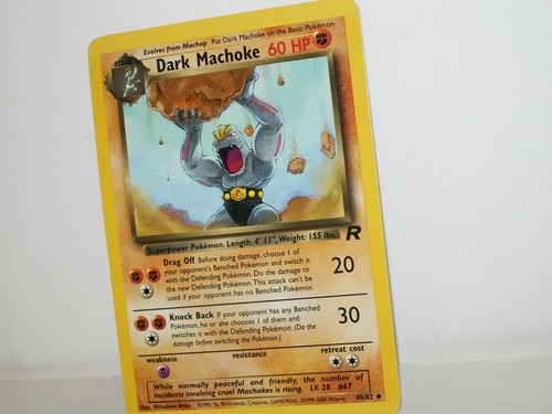 Dark Machoke Team Rocket 40/82 Uncommon Pokemon Card Mint New | eBay
