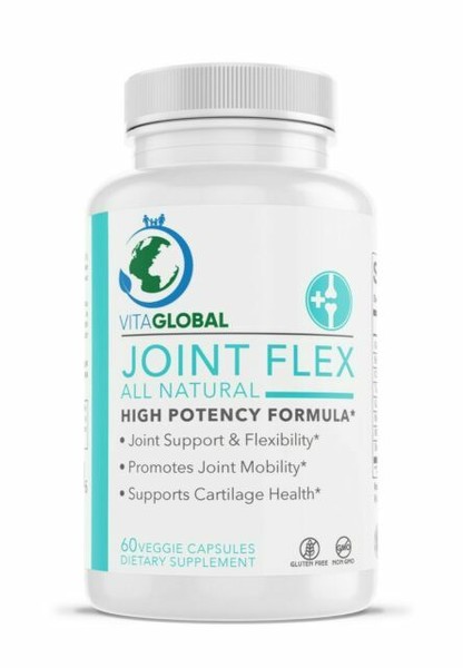 Joint Flex All Natural Joint Support and Flexibility by Vitaglobal 60 ...