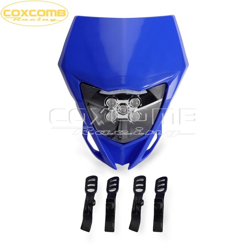 Off-road LED Headlight w/ Fairing Head Light for Yamaha WR450F WR250F ...