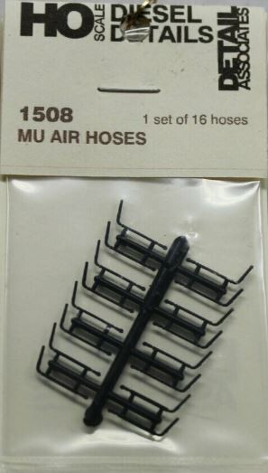 Detail Associates 1508 HO Scale Mu Air Hoses for sale online | eBay