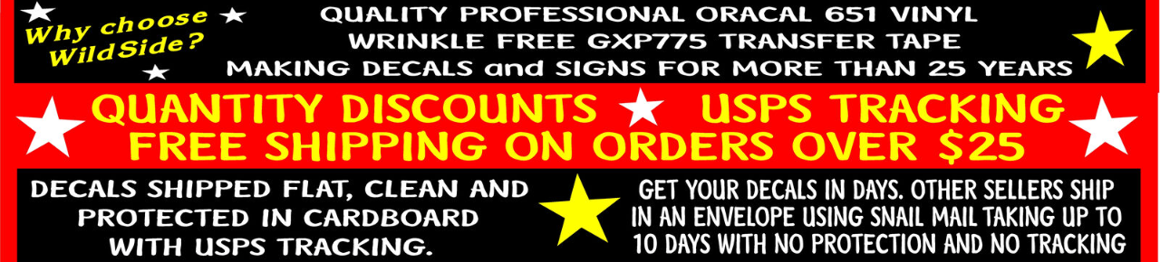 WildSide Decals | eBay Stores