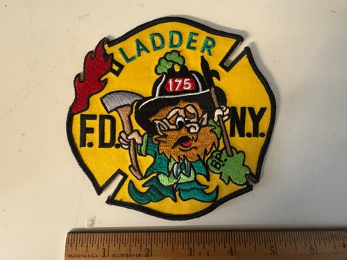 Vintage FDNY Patch Ladder 175 Brooklyn | eBay