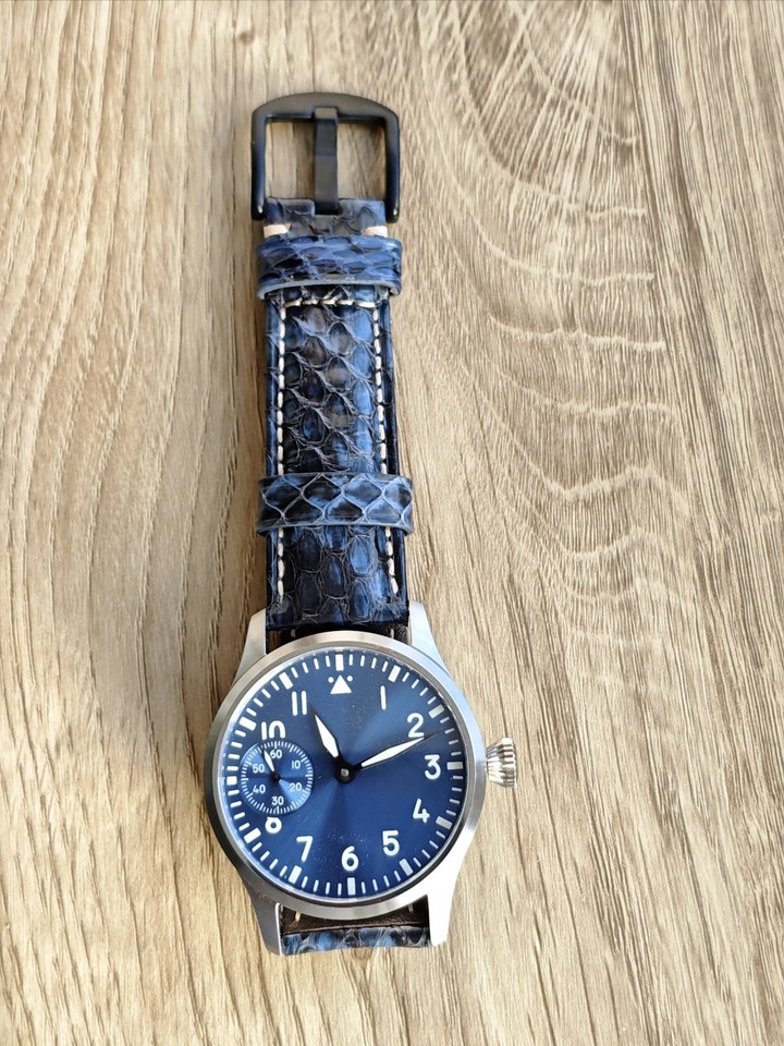 Hand winding 42mm type A flieger watch - sterile dial | eBay UK