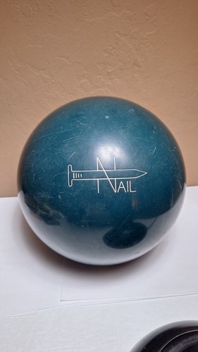 Fab Nail Bowling Ball Dark Green Drilled 15lb Faball Bowling Ball | eBay
