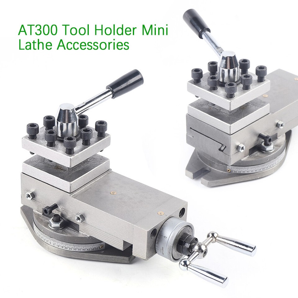 16mm AT300 Mini Lathe Tool Holder Post Assembly Metal Lathe Accessories ...