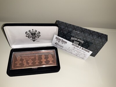Disney Parks Haunted Mansion Antique Copper E-Ticket Limited Edition ...