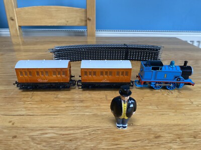 HORNBY THOMAS THE TANK ENGINE CLOCKWORK TRAIN SET - ORIGINAL 4 WHEEL ...
