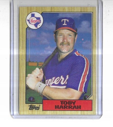 1987 Topps #152 Toby Harrah Texas Rangers | eBay