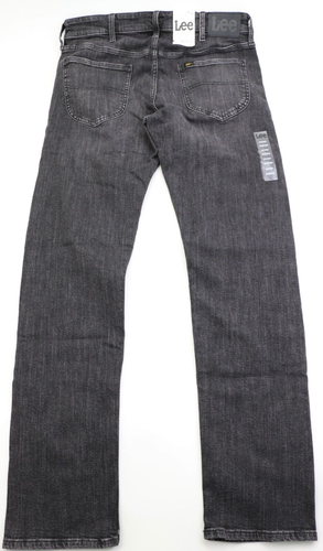 Lee Slim Fit Straight Leg Jeans Men 's Size W34 L34 Gray New | eBay
